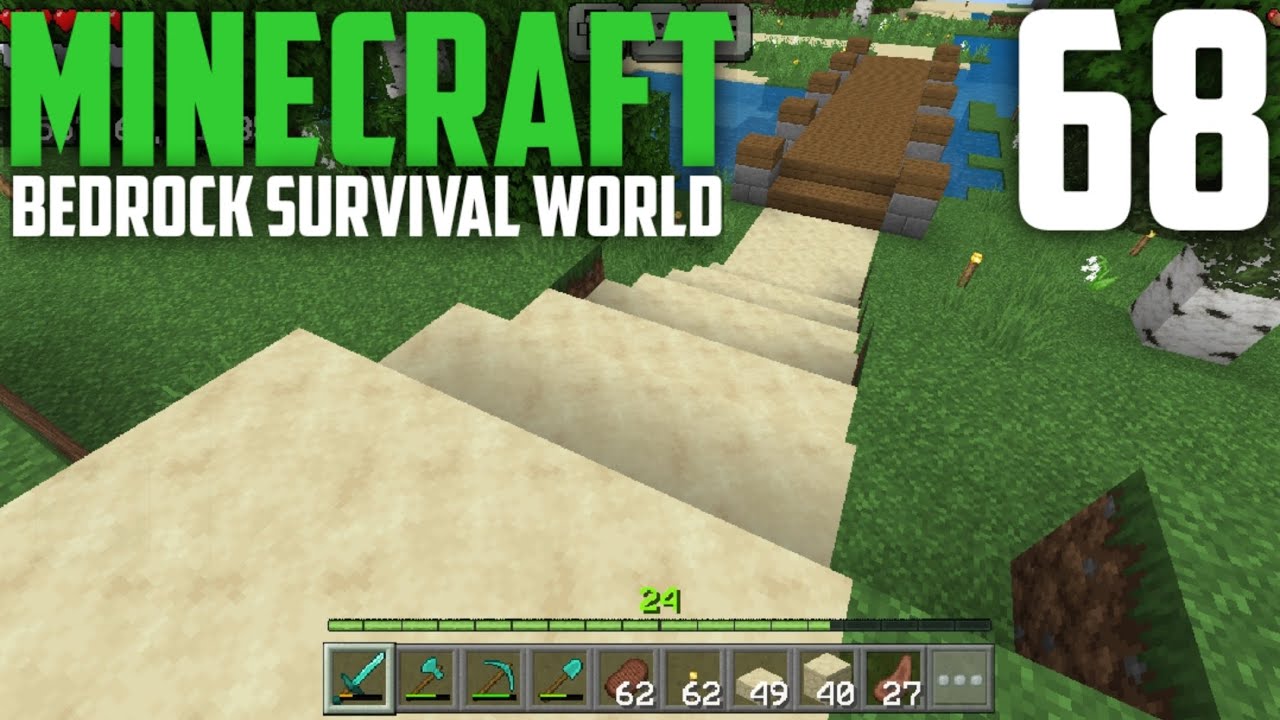 MINECRAFT BEDROCK SURVIVAL WORLD EPISODE 68 | NO COMMENTARY - YouTube