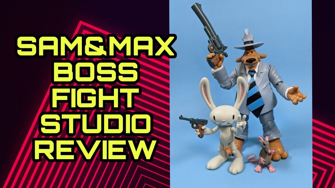 Sam and Max Freelance Police by Boss Fight Studio Figure Review - YouTube