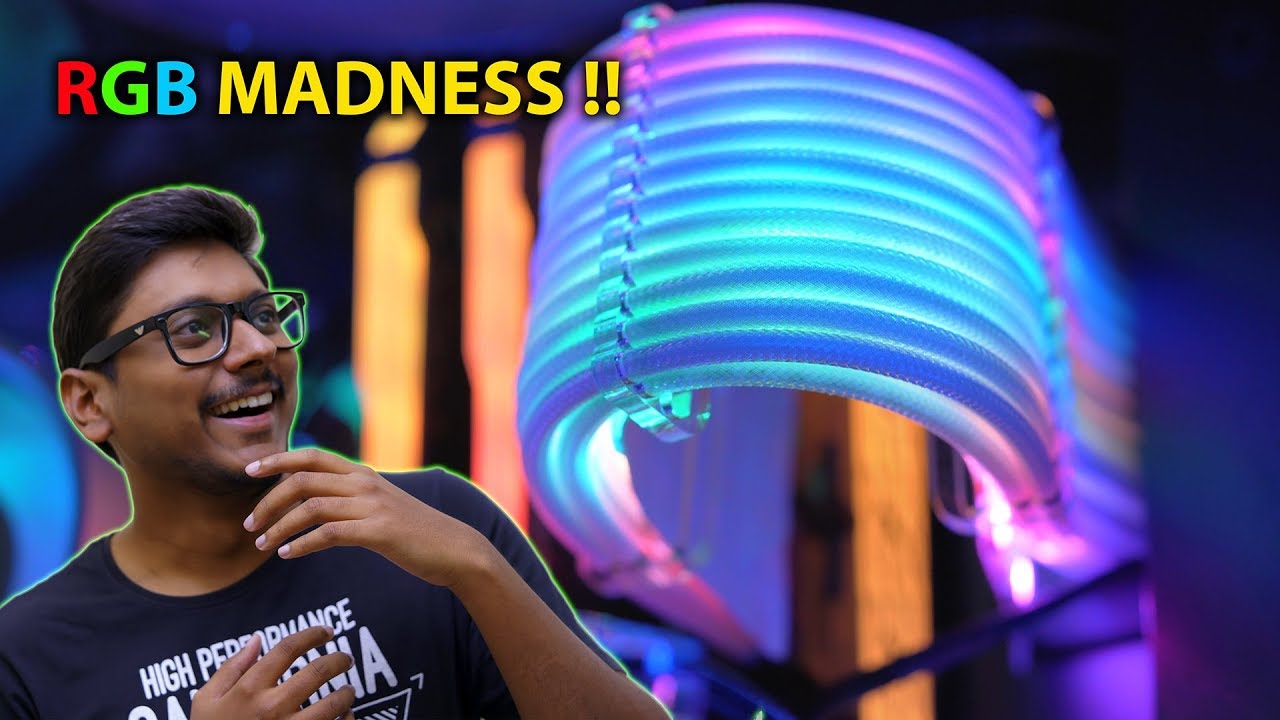 RGB Custom Cables for Your PC! They look Awesome 🔥 - YouTube