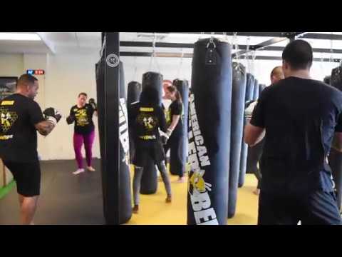 American Killer Bees Fitness, Cardio Kickboxing Class. - YouTube