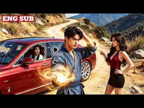 Poor guy kicks stone, breaks her car window. He's a hidden doctor, cures her. She's impressed!