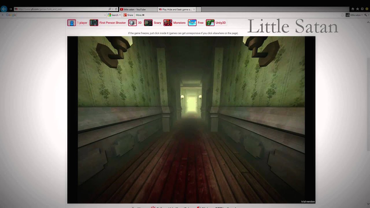 Hide And Seek Scary Game (My First Vid) - YouTube