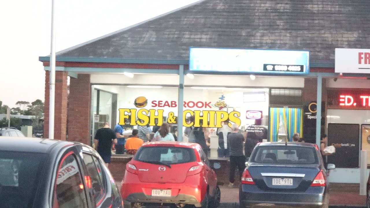 Fish and Chips Shop in Melbourne Australia on Good Friday (Very Busy ...