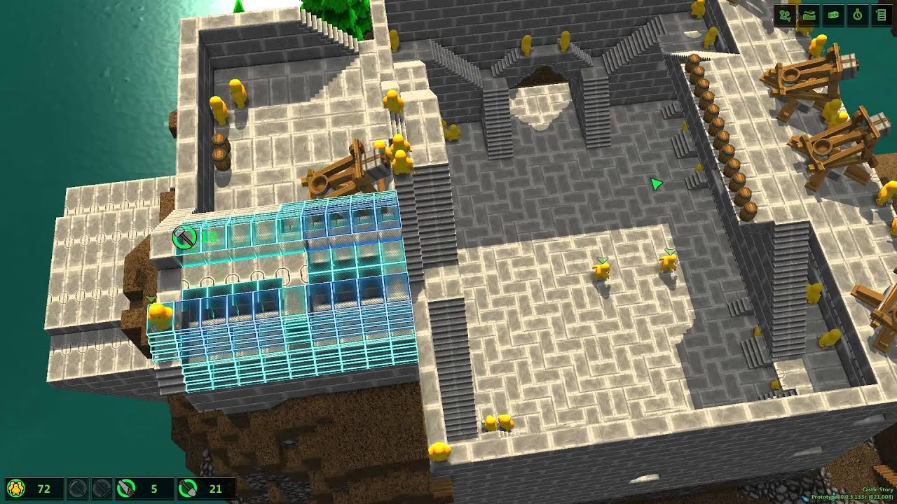 Castle Story Prototype - Ep14, Final Preparations Timelapse HD - YouTube