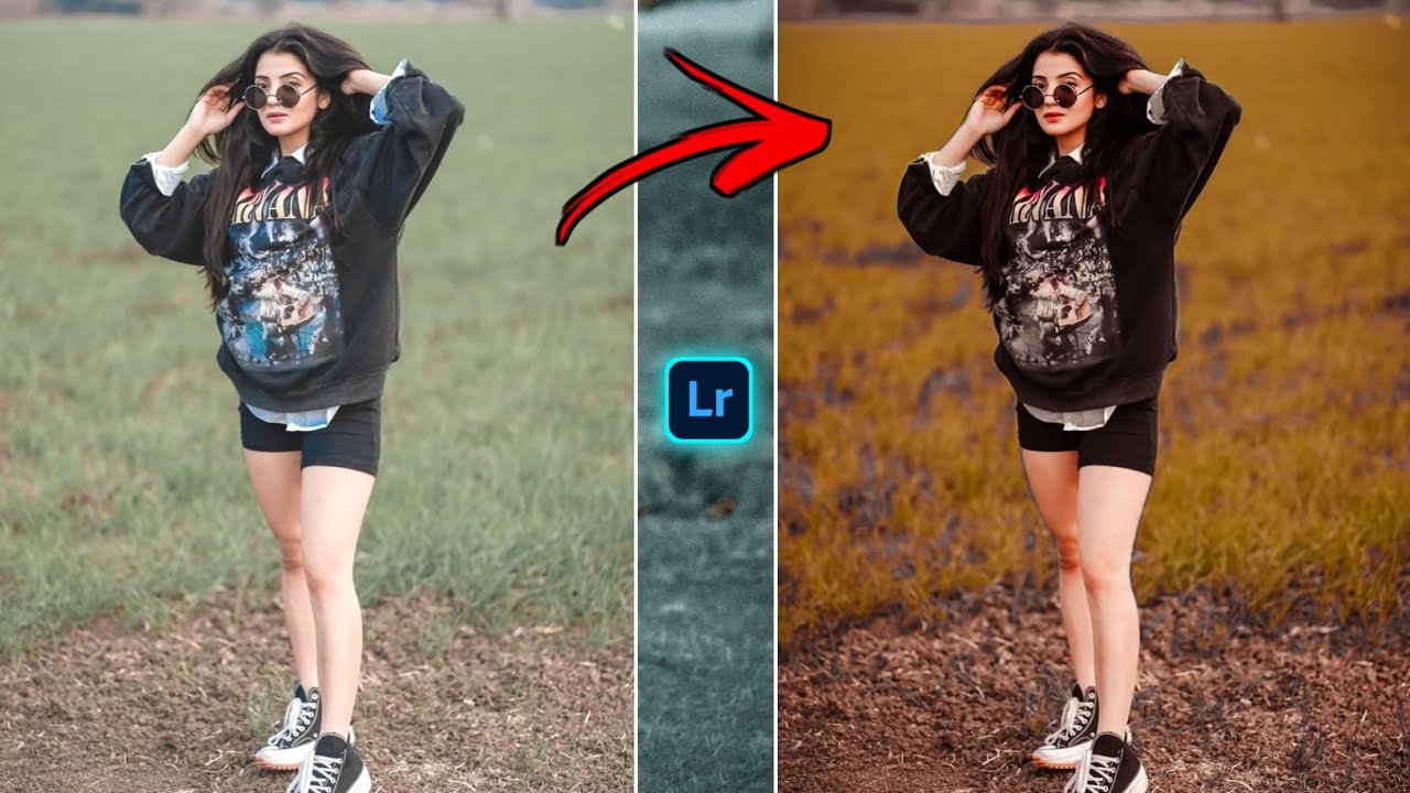 Simple Brown Tone Preset Photo Editing In Lightroom - Bikram Editz Photography - YouTube