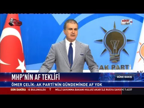 MHP'nin af teklifi