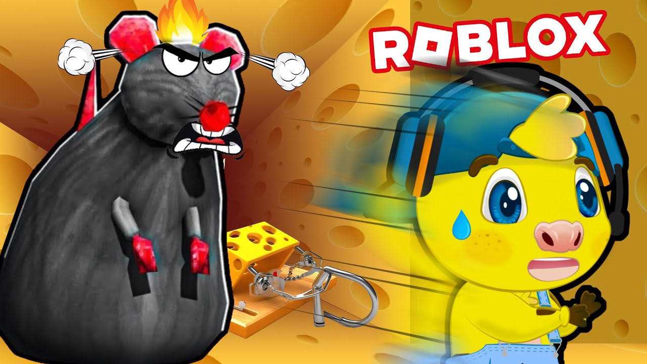 ¡CORRE Y ESCAPA DEL RATÓN! JUGANDO CHEESE SCAPE ROBLOX | AMIGO MUMU ...