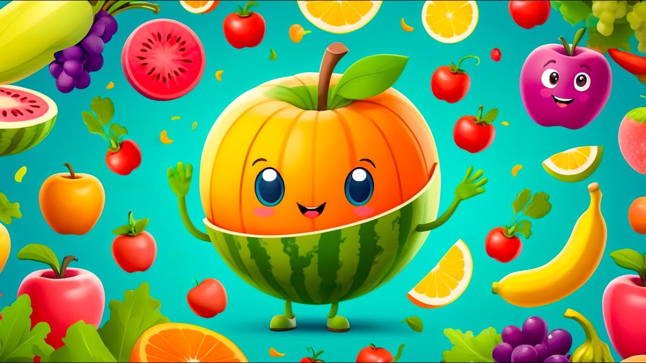 Fruits And Vegetables Song | Learning Fruits And Vegetables | Song For ...