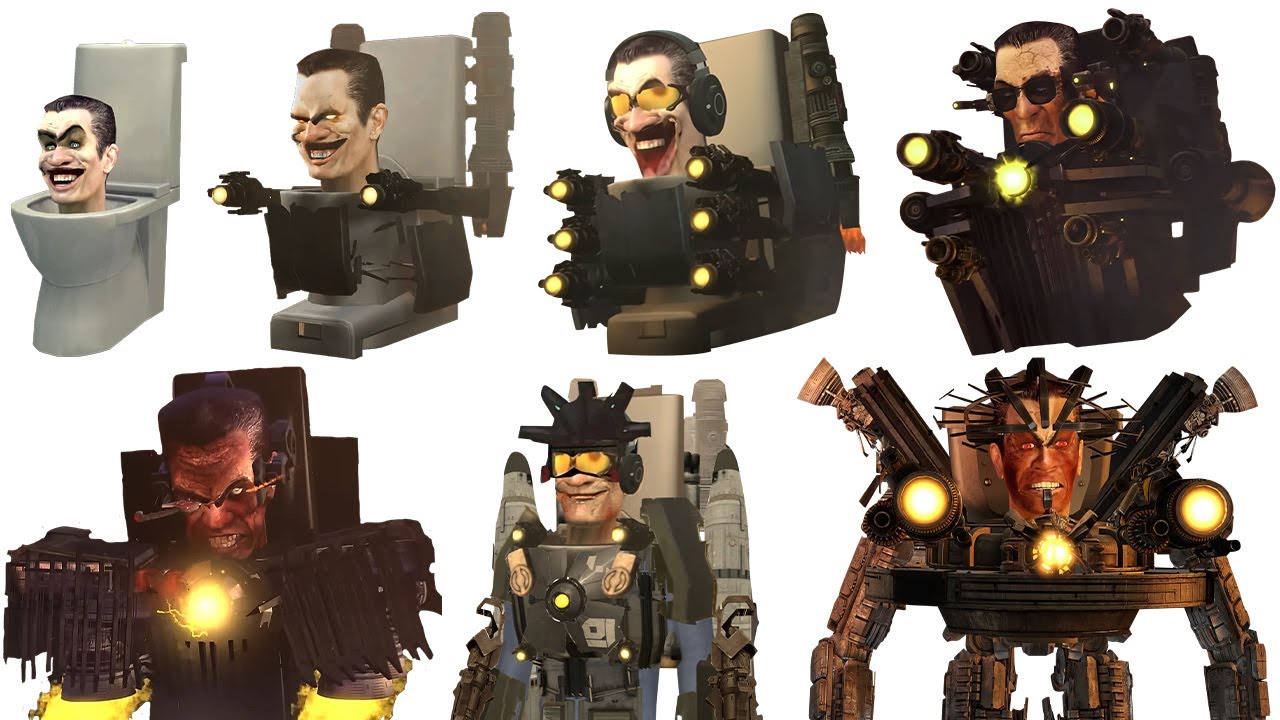 Niveles de Poder de G-MAN TOILET (Skibidi Toilet Actualización) - YouTube