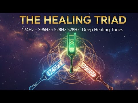 "174Hz + 396Hz + 528Hz | Deep Cellular Healing & Emotional Cleansing ...