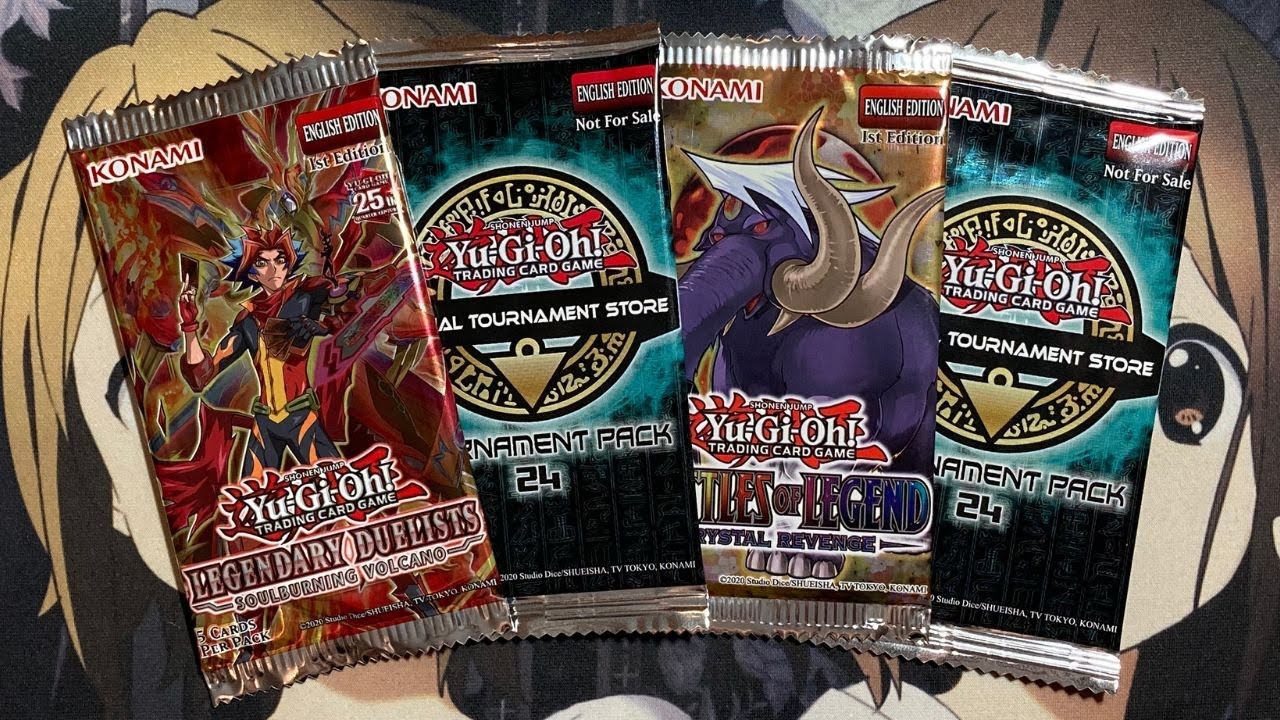 Opening Four Random Yugioh Booster Packs TCG - YouTube