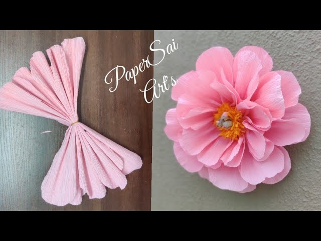 Flores De Papel Crepe Mexicano Diy Mi Primer Proyecto Flores Hechas De