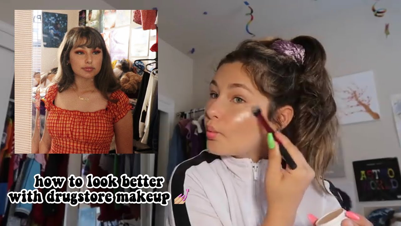 GRWM TO STUNT W/ DRUGSTORE MAKEUP 2019 - YouTube