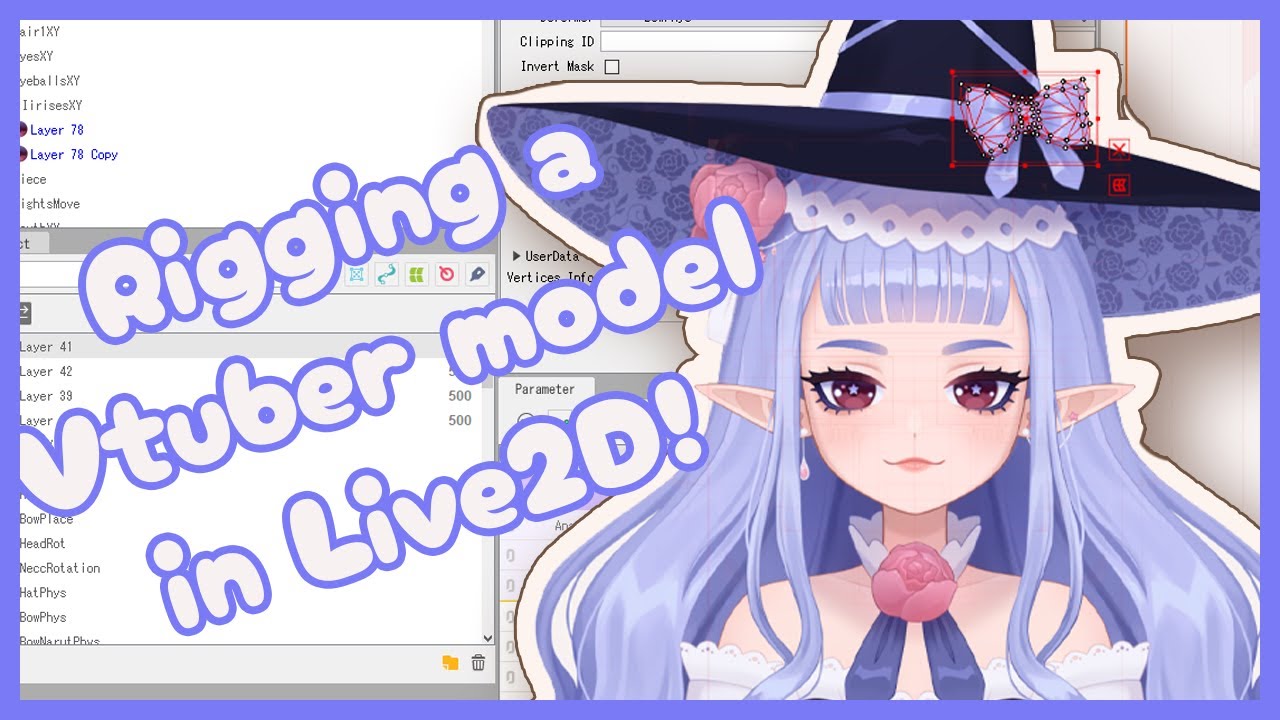 Trying to rig a Vtuber model while the chat distracts me - YouTube