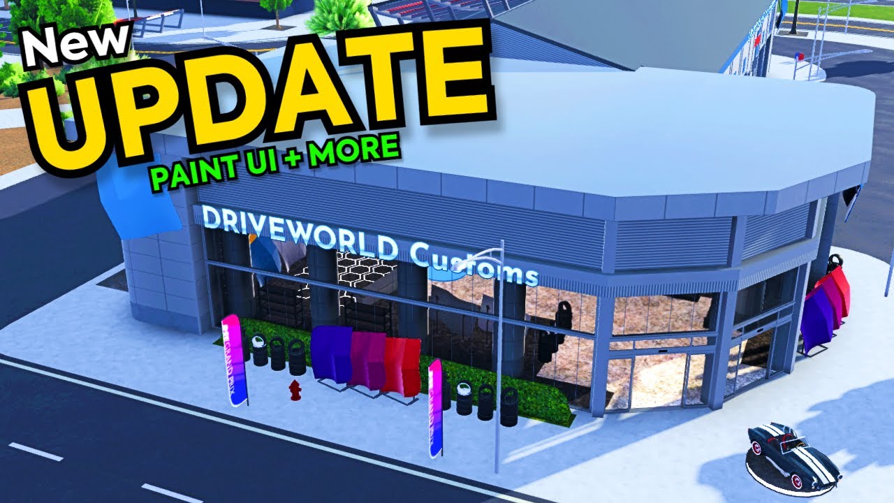 New Customization Place + More! | **Drive World** Roblox - YouTube