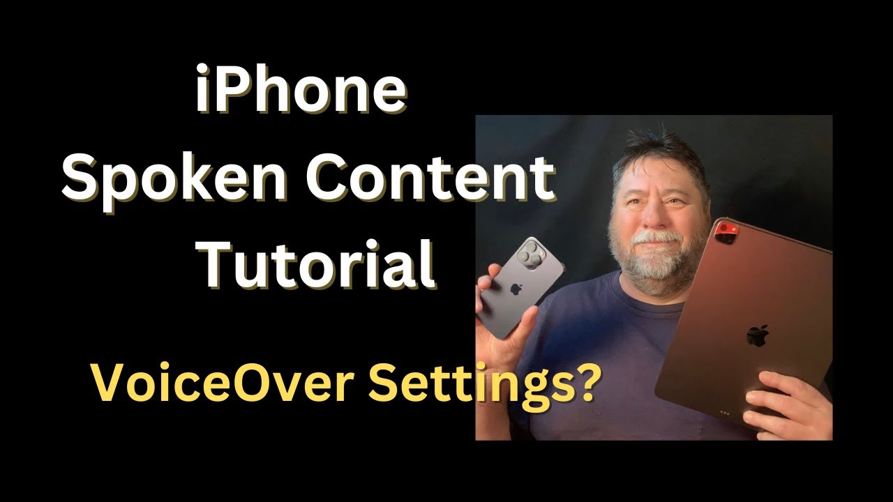 iPhone Spoken Content Tutorial: Unlocking a World of Accessibility ...