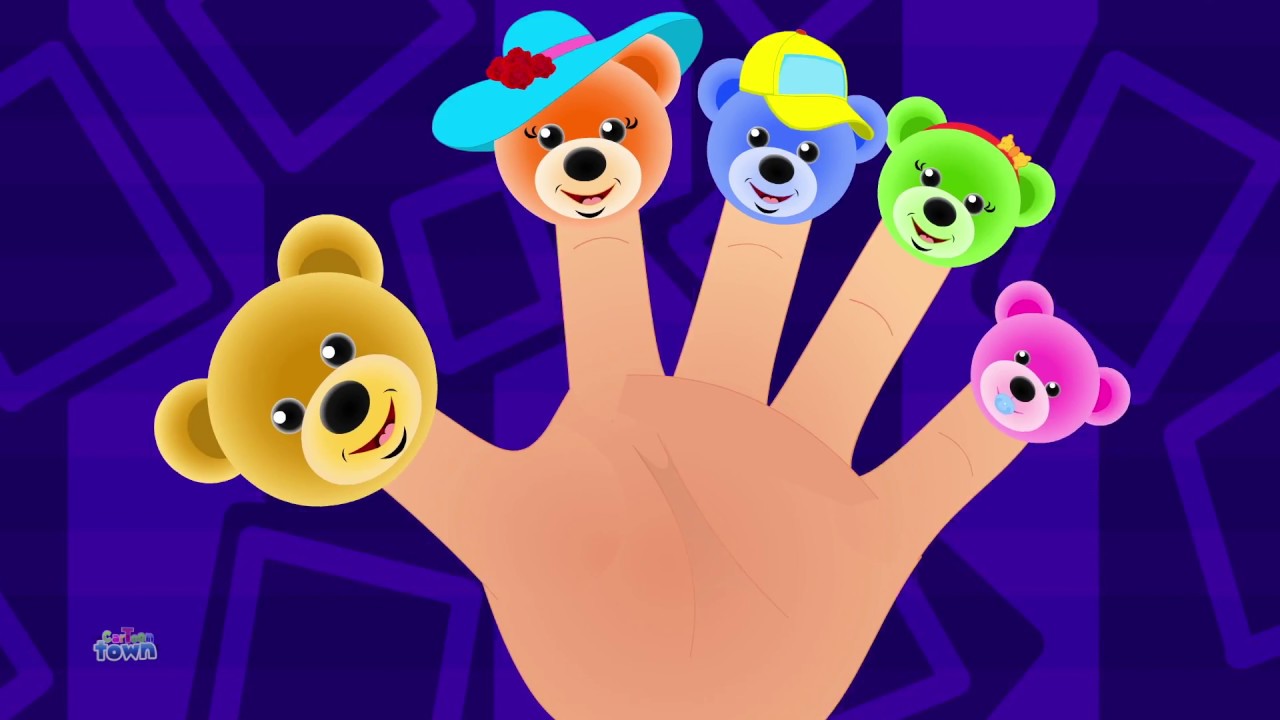 Teddy Bear Finger Family | Nursery Rhymes | Kids Rhymes | Baby Songs ...