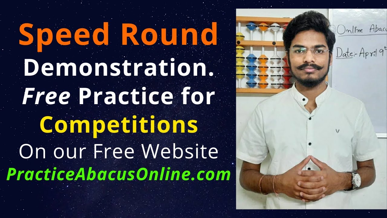Speed Round Complete Demonstration | Free Abacus Website - YouTube