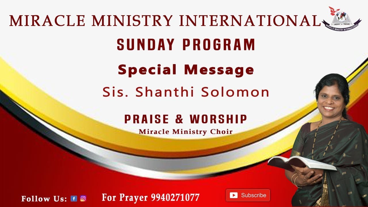GOD OF CONCERN AND MERCY - Special Message By Sis. Shanthi Solomon ...