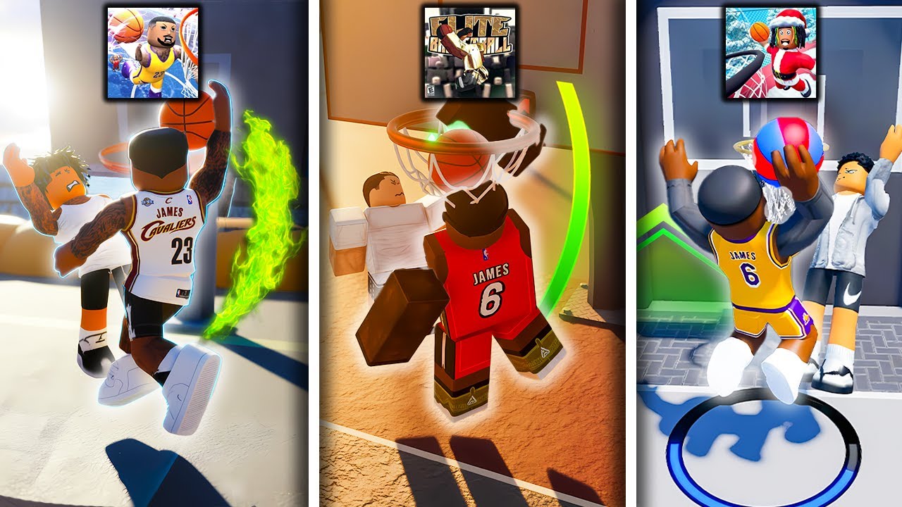 I Got a POSTER as LEBRON JAMES in EVERY Roblox Basketball Game - YouTube