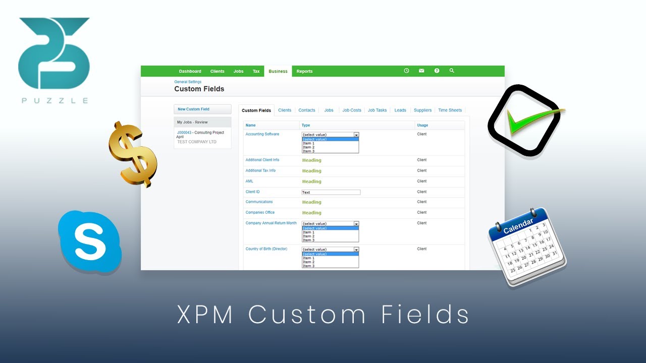 Xero Practice Manager - Capture More With Custom Fields - YouTube