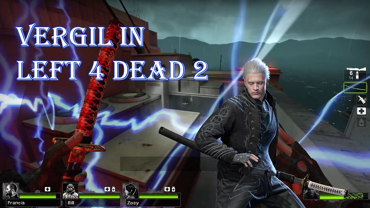 Vergil in Left 4 Dead 2 - YouTube