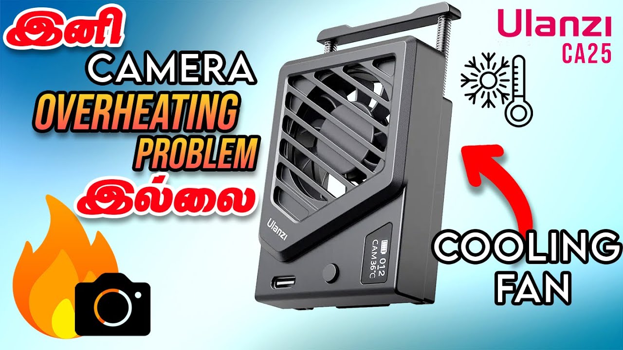 Camera Cooling Fan for overheating Problem | Sony Canon Nikon | Ulanzi ...