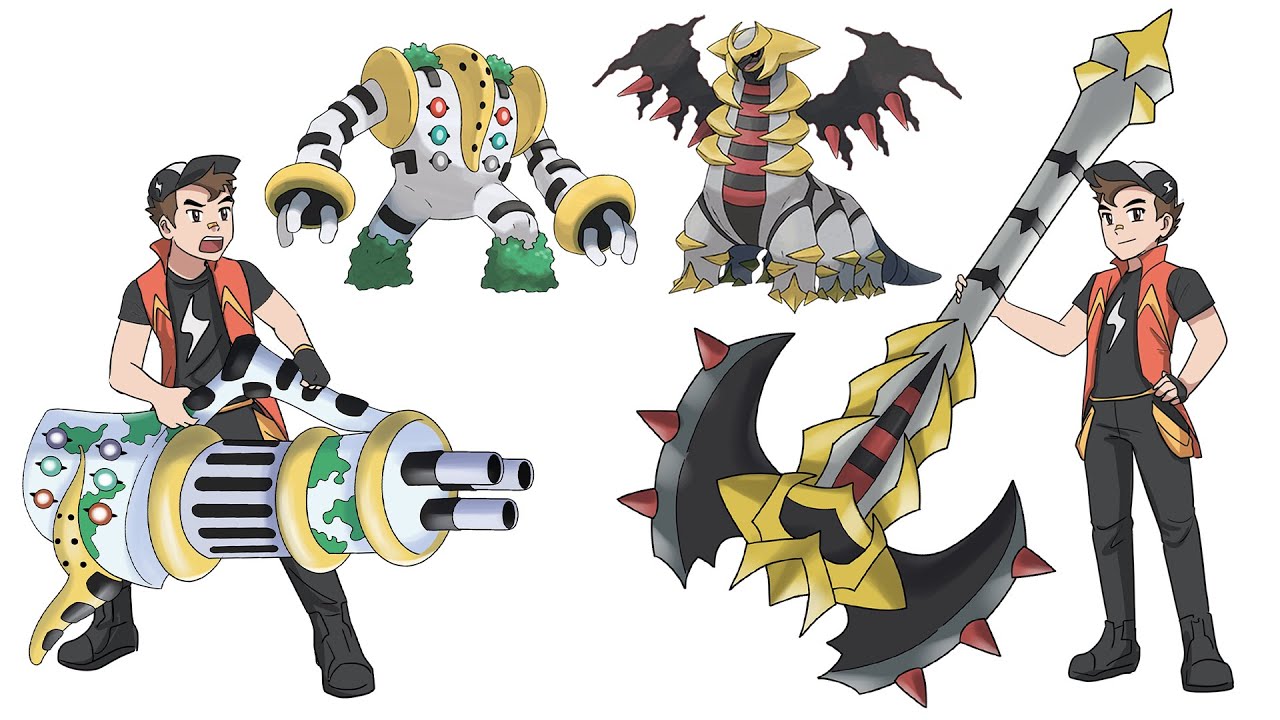 All Gen 4 Sinnoh Legendary Pokémon as Weapons | Max S Animation - YouTube