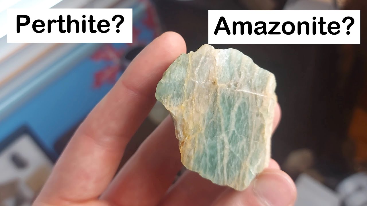 Cool Perthite, Perthitic Amazonite! Ontario Rockhounding, Collection ...