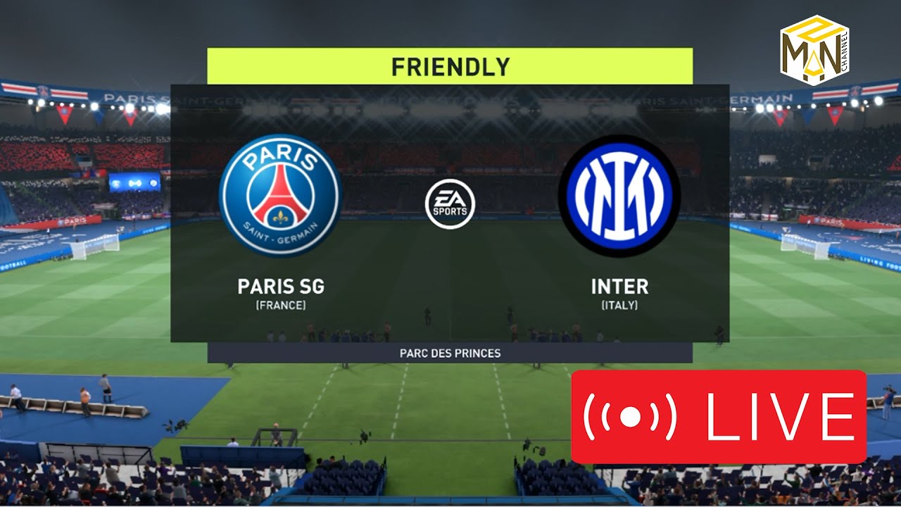 🔴 LIVE | PSG vs Inter | International Friendly Match Today (Live 2023 ...