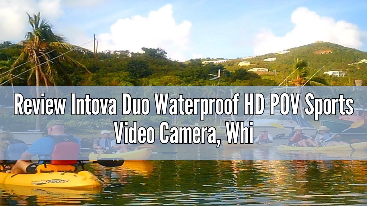 Review Intova Duo Waterproof HD POV Sports Video Camera, White - YouTube