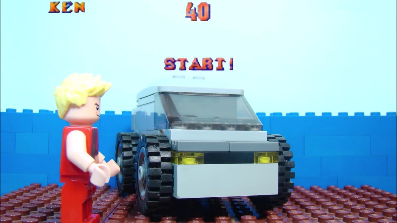Lego Ken vs Car (lego street fighter II) - YouTube