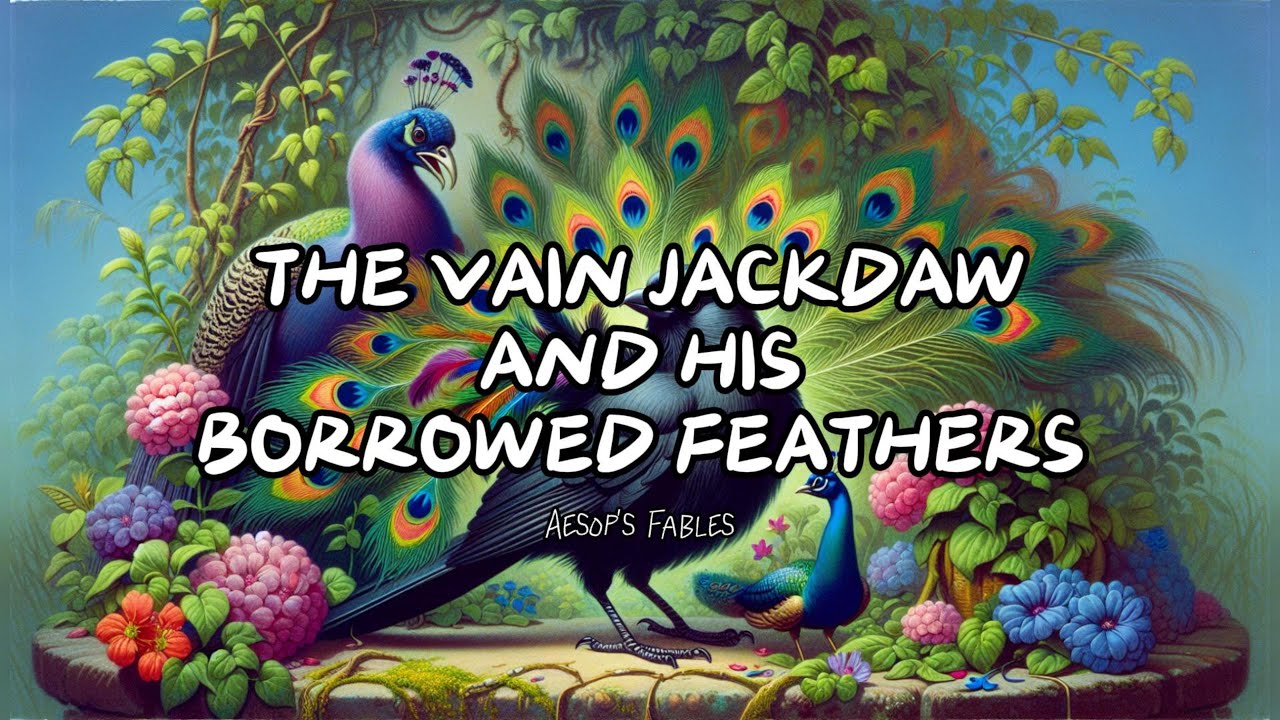 The Vain Jackdaw and His Borrowed Feathers | Bedtime Stories | Best ...