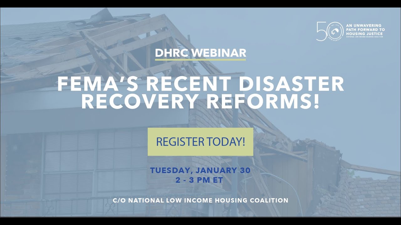 DHRC/ FEMA Interim Final Rule - YouTube