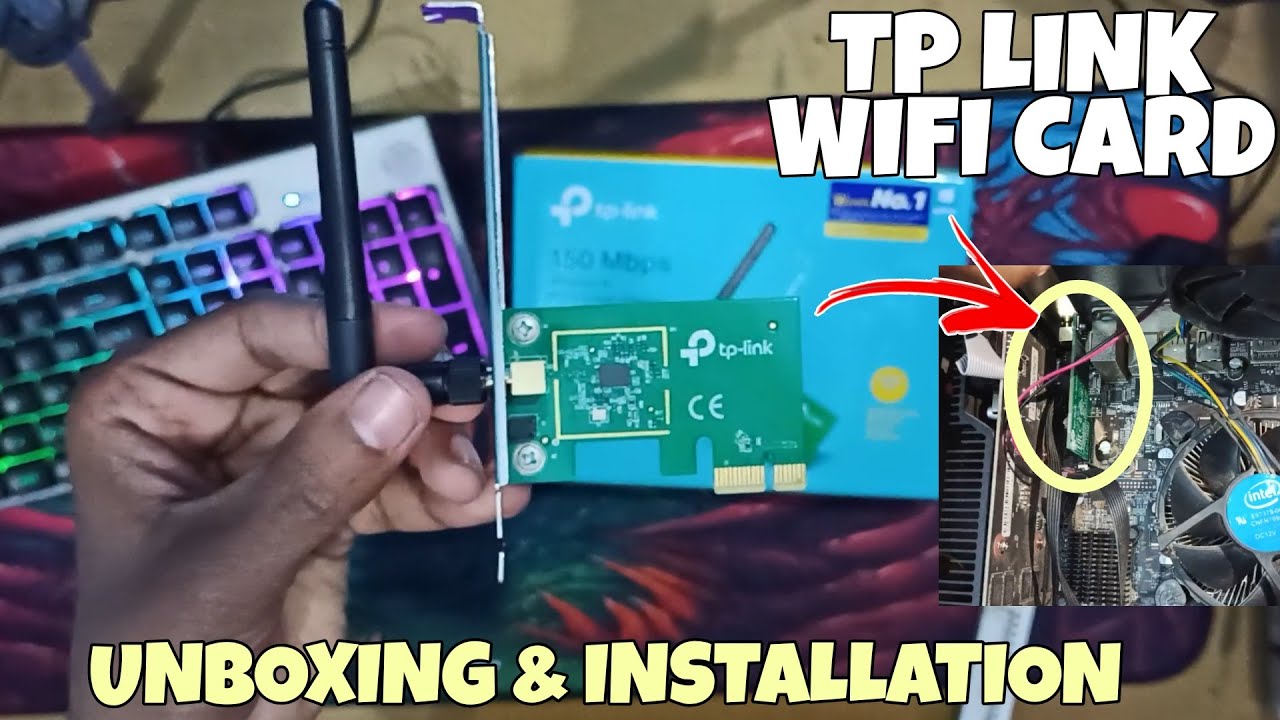 Wifi Card for pc unboxing and installation | TP Link wifi Card 2022 ...