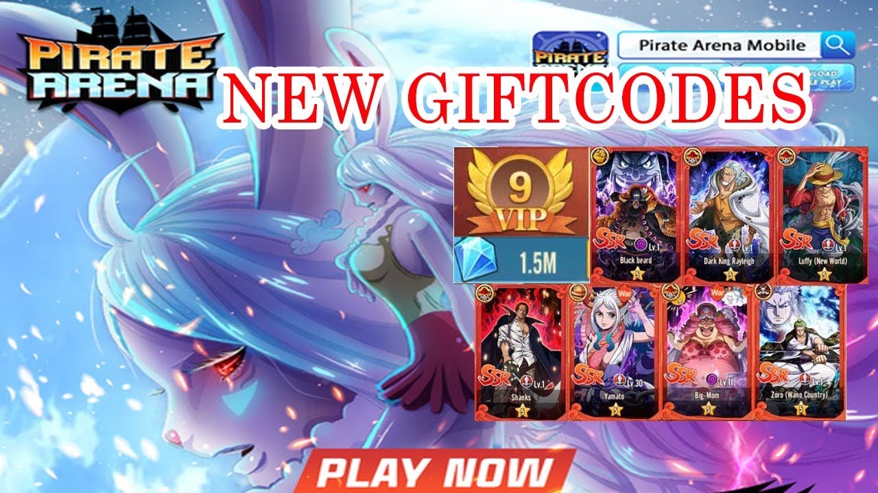 Pirate Arena Mobile New Giftcodes April - One Piece Game Free VIP9 ...