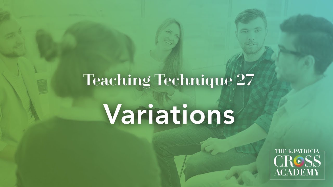 Teaching Technique 27: Variations - YouTube