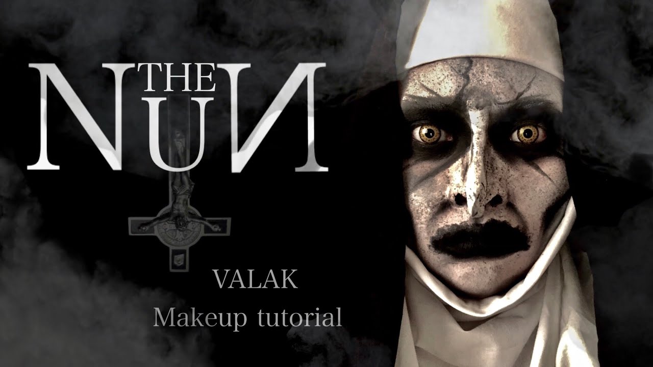 THE NUN VALAK Makeup Tutorial ｜Halloween Make up｜ 死霊館のシスター メイク ハロウィンメイク ...