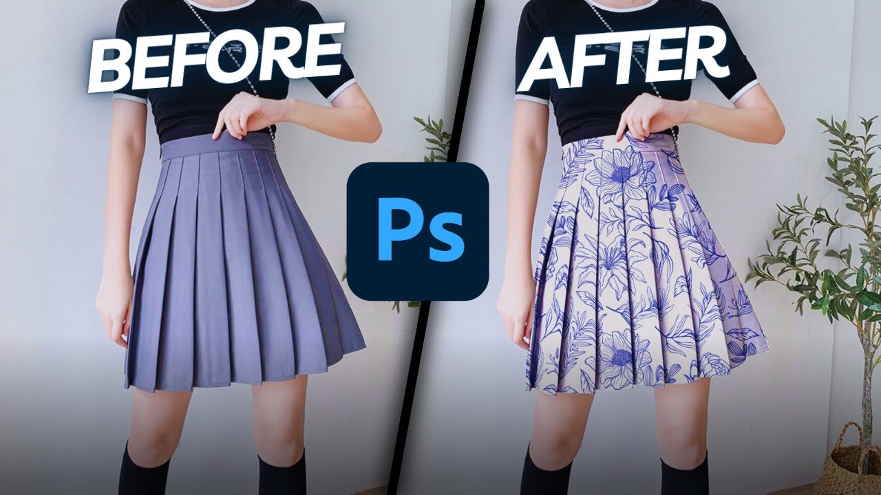 Wrapping Designs on Home Textiles & Apparels in PS - YouTube