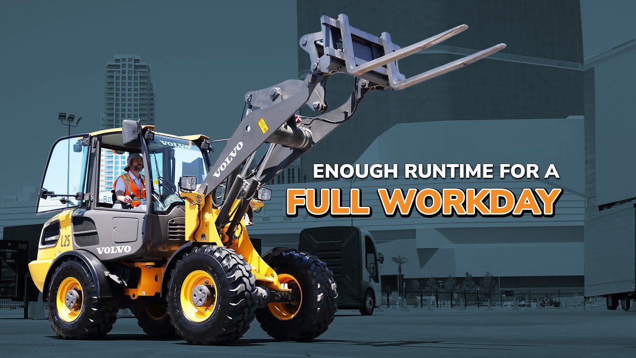 A Closer Look at Volvo’s L25 Electric Compact Wheel Loader - YouTube