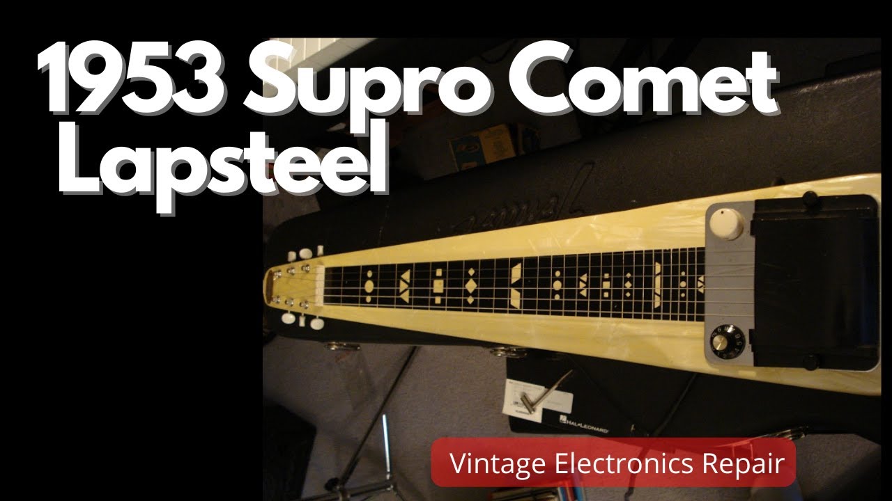 A quick repair of a 1953 Supro Comet lapsteel - YouTube