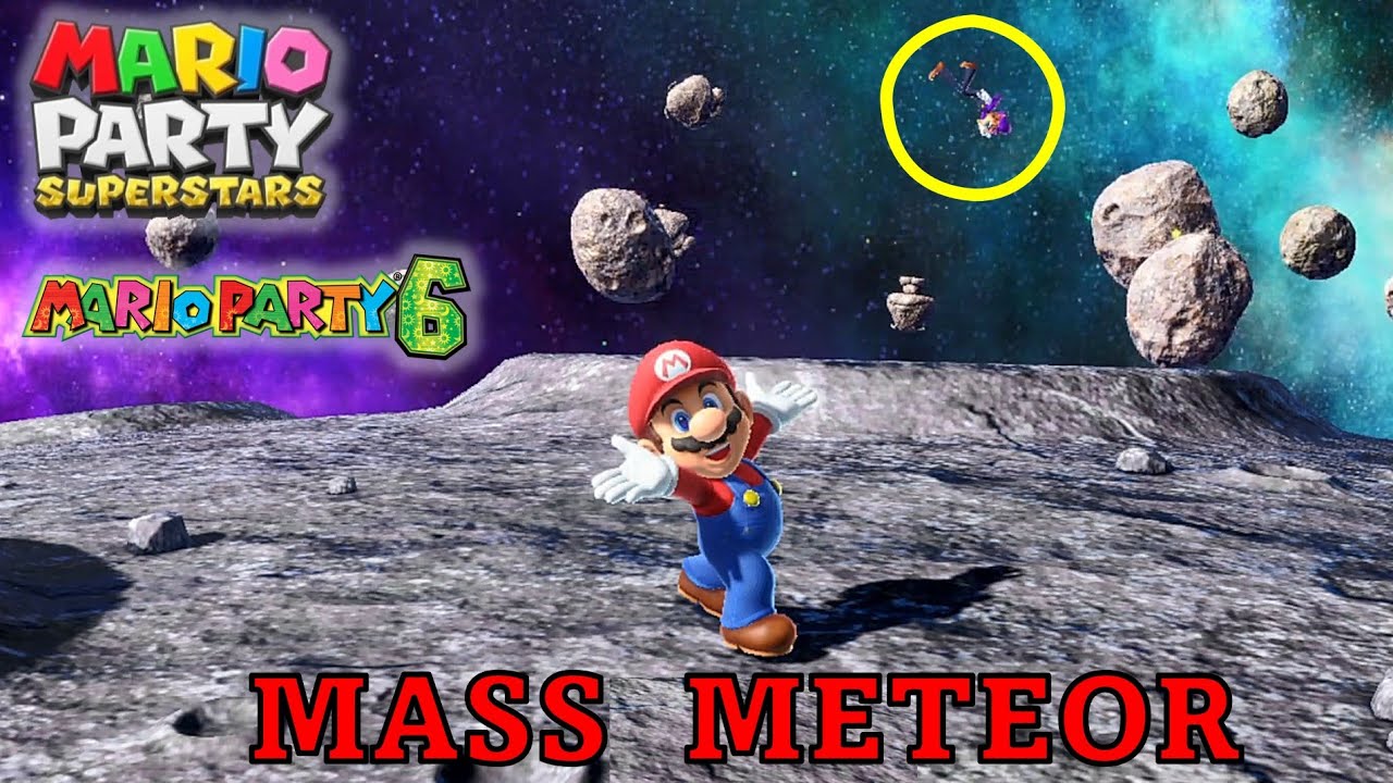 Mario Party Superstars Minigame - Mass Meteor - YouTube