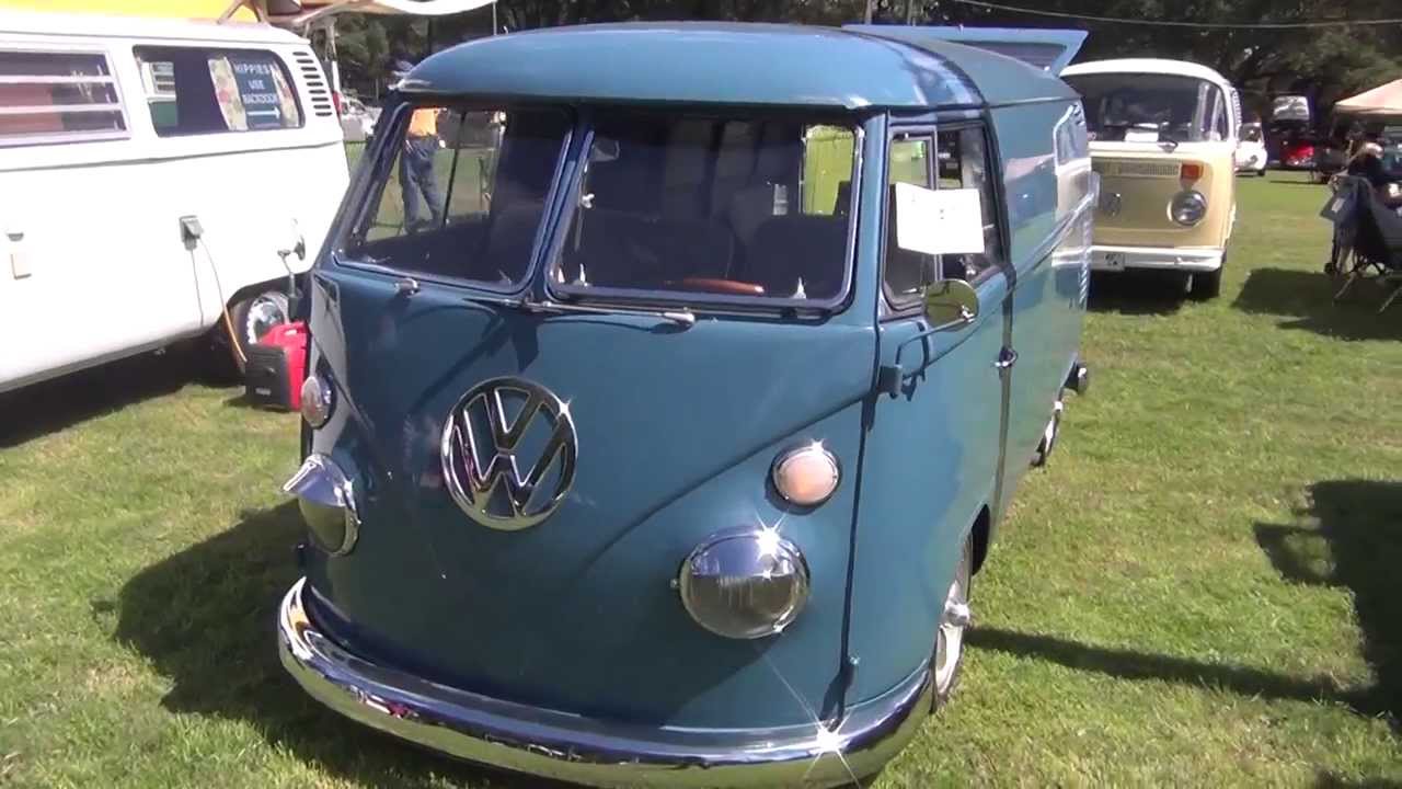 Very Rare VW Split window Panel Bus - YouTube