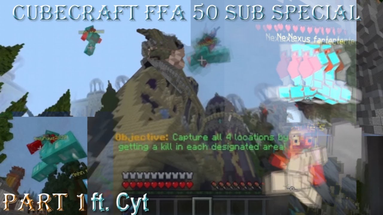 Cubecraft FFA 50 sub special ~ ft. Cyt ~ Part 1 - YouTube