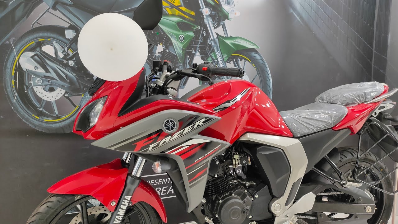 Stylish Bike | Yamaha Fazer v2 look | Fazer v2 black and red view ...