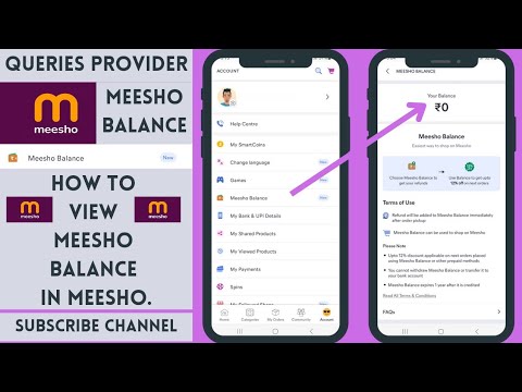 How to view meesho balance in meesho. |@Spreading_Guide - YouTube