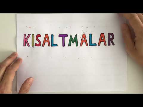 4 Türkçe / Kısaltmalar