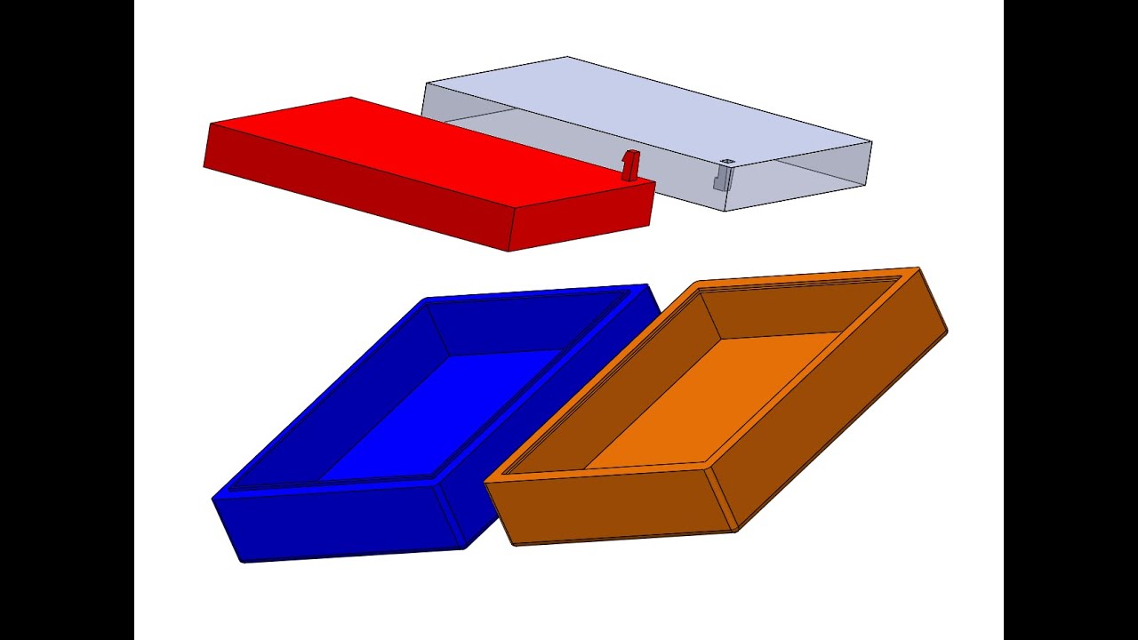 SolidWorks Fastening Features (Snap Hook and Snap Hook Groove and Lip ...