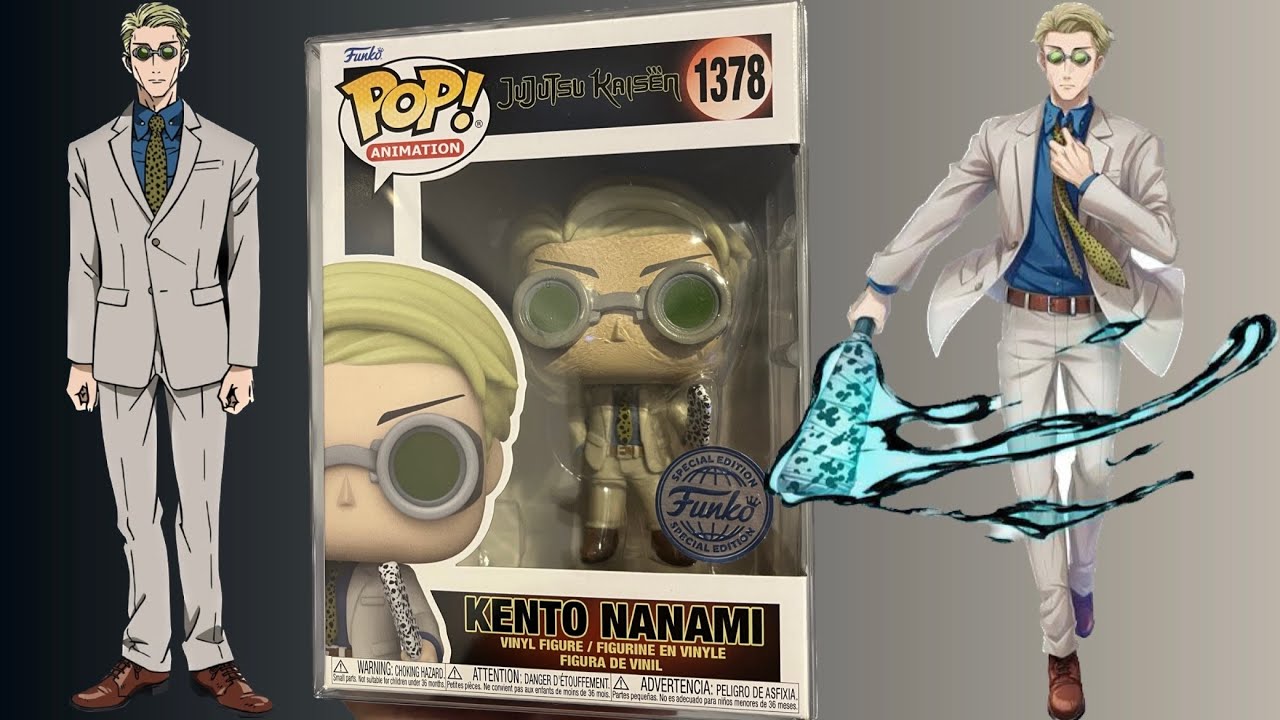 Unboxing Kento Nanami 七海建人 | Jujutsu Kaisen Funko Pop 1378 - YouTube