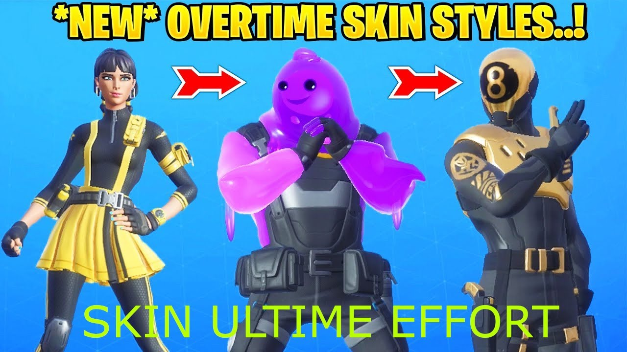 Skin Ultime Effort Fortnite / New Overtime Skin Styles (Golden 8-BALL ...